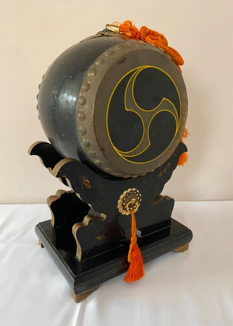 TAIKO DRUM SHOWA Retro Japanese Matsuri Retro Instrument Tomoe Kabuki ...