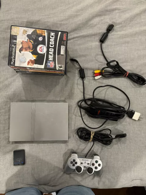 SONY PLAYSTATION 2, PS2 Slim Console Bundle SCPH-75004 Cleaned Tested ...