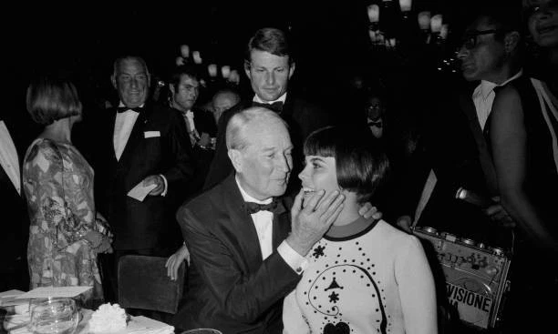MAURICE CHEVALIER CELEBRATED his 80th birthday with singer Mireill- Old ...
