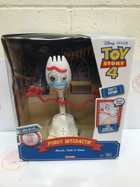 DISNEY STORE TOY Story 4 Forky Talking Action Figure Interactive IN FRENCH £17.00 - PicClick UK