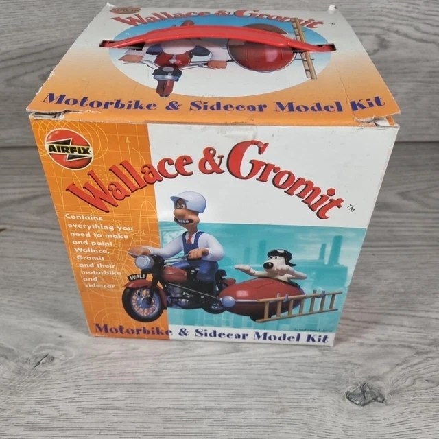 WALLACE AND GROMIT AirFix Motorbike & Sidecar Model Kit Collectable ...