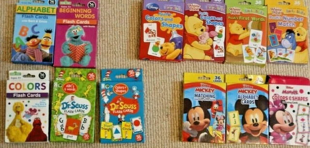 DISNEY, MICKEY MOUSE Flash Card - Fisher-Price, Sesame Street, Flash ...