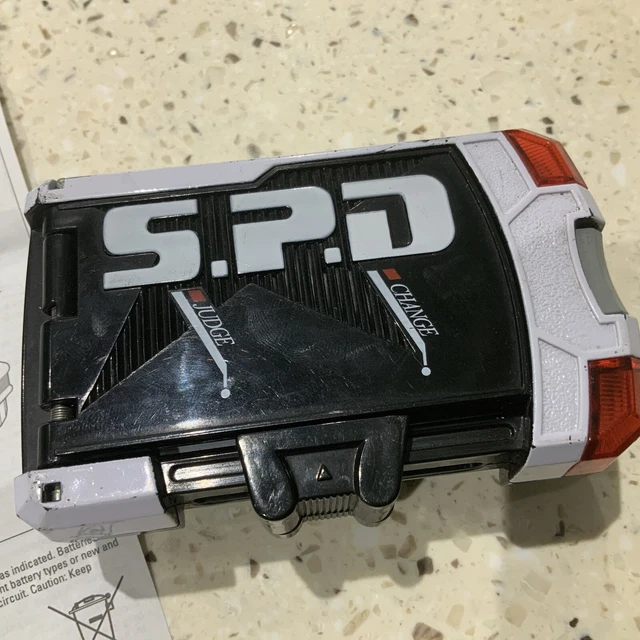 POWER RANGERS SPD Delta Force Police Morpher. Lights But No Sound Toy £ ...