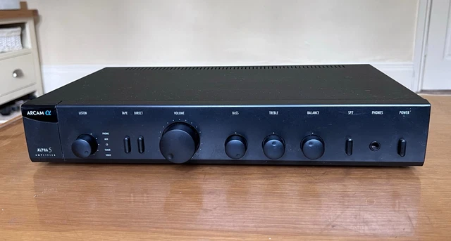 ARCAM ALPHA 5 Amplificatore Stereo Giradischi Ingresso Phono Audiofilo ...