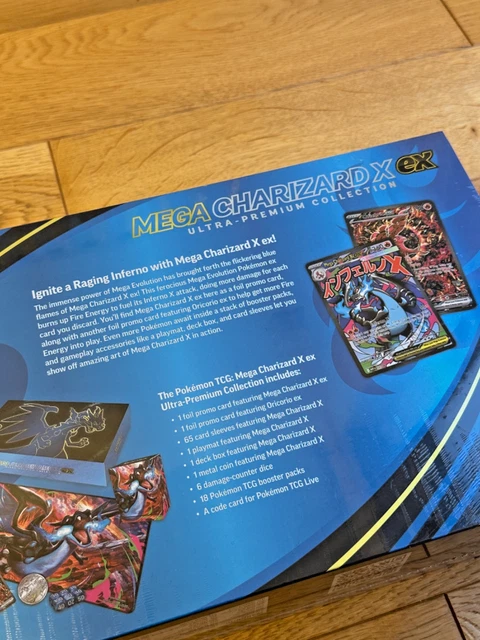 POKEMON TCG MEGA Charizard X Ultra Premium Collection UPC Brand New ...