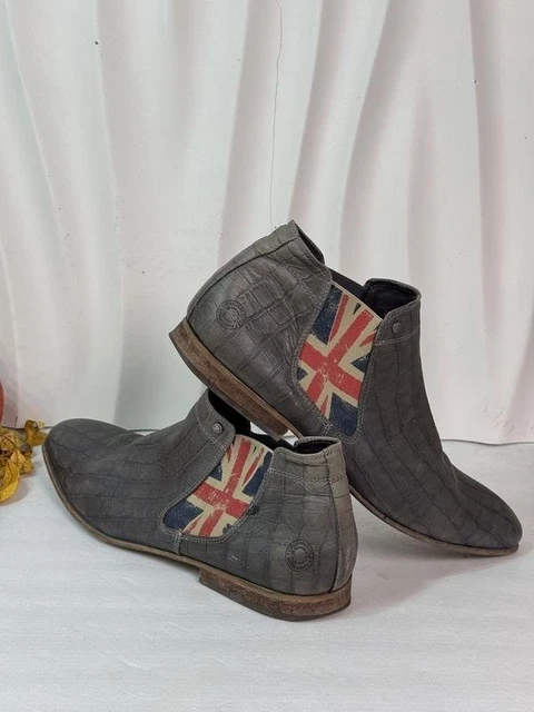 MEN MAX BOOTS Navy Leather 45 EUR 58,83 - PicClick DE