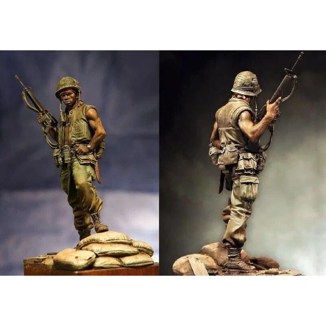 1/20 100MM RESIN Model Kit US Army Soldier Vietnam War Unpainted £14.32 ...