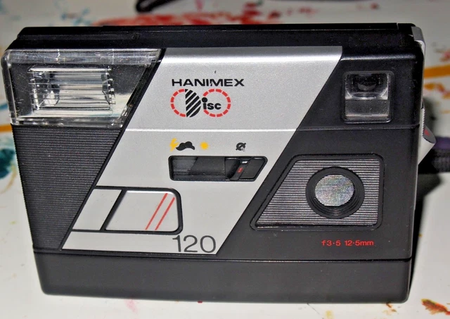 VINTAGE 1985 HANIMEX Model 120 Disc Camera f3.5 12.5mm lens £5.45 ...