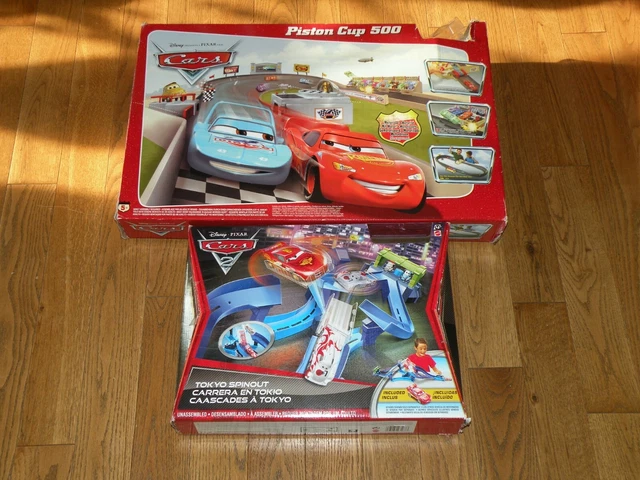 DISNEY PIXAR CARS original series Piston Cup Track Set and Tokyo ...