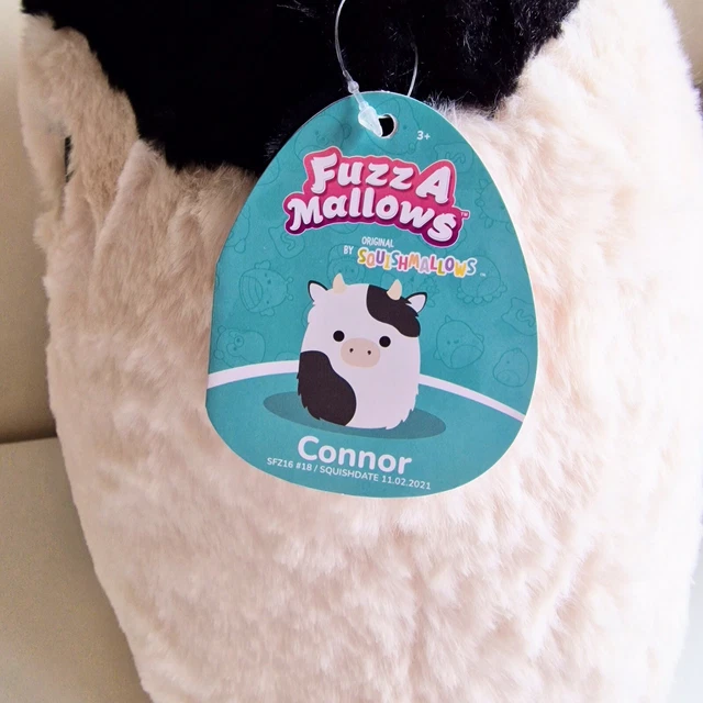 SQUISHMALLOWS CONNOR THE cow Fuzzamallows 16 inch 40cm Official ...