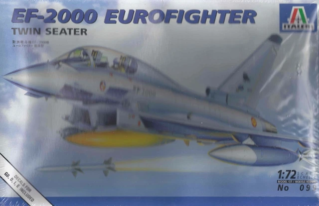 ITALERI 099 EF-2000 Eurofighter 1:72 scale (brand new, factory sealed ...