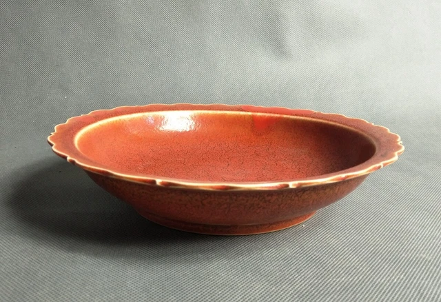 CHINESE OLD CHICKEN blood red porcelain Plates Qing Dynasty £48.03 ...