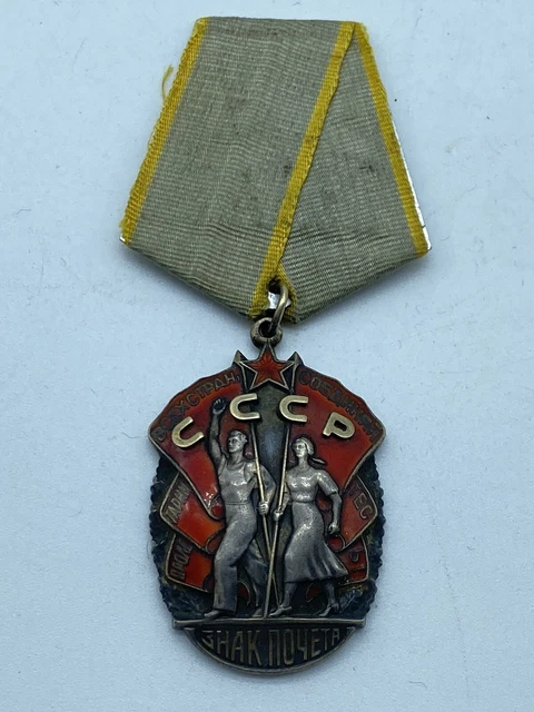 UNIONE SOVIETICA MEDAGLIA Ordine del Lavoro CCCP Russia in argento. EUR ...