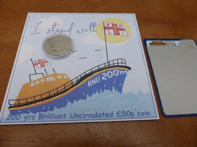 2024 COIN THE 200th Anniversary of the RNLI 50p coin, with free trading ...
