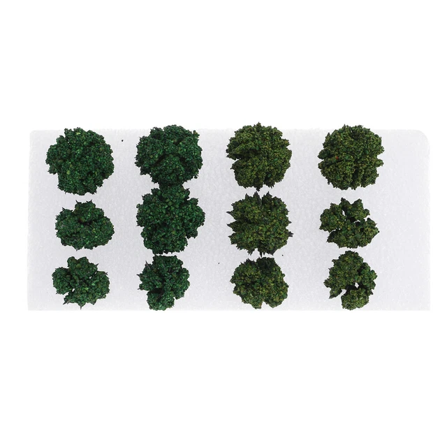 RAILROAD MODEL PLANTS Fake Model Tree Vegetation Groups Shrubs £8.68 ...