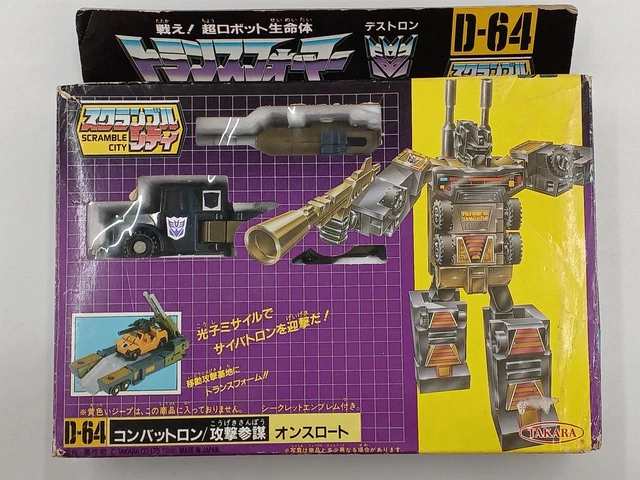 COMBATRON ATTACK ADVISOR Onslaught Model D 64 Takara EUR 517,87 ...