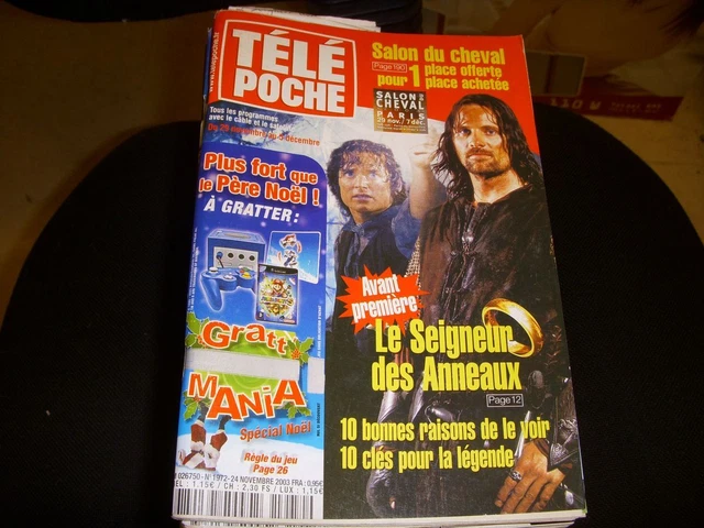 TELE POCHE 1972 24.11.2003 Viggo Mortensen Russell Crowe Thurman Jp ...