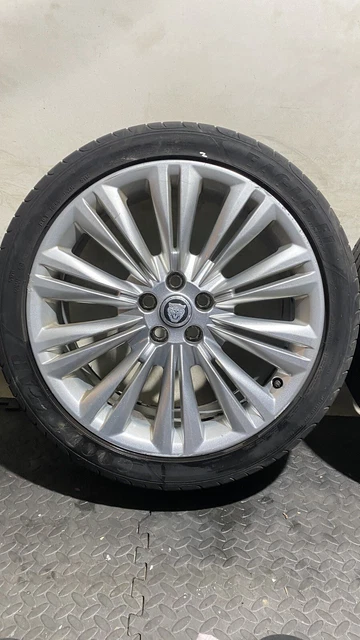 JAGUAR XF XJ 19 Inch Alloy Wheel & Tyre Caravela 8W83-CB 10Spoke 5x108 ...