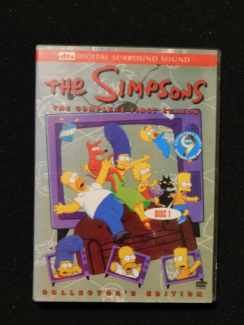 THE SIMPSONS COMPLETE First Season DVD - COLLECTOR'S EDITION 2001 DISK ...