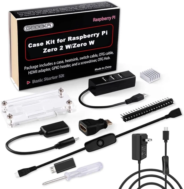 GEEEKPI RASPBERRY PI Zero 2 W Case Kit for Pi Zero 2 W/Pi Zero $115.70 ...