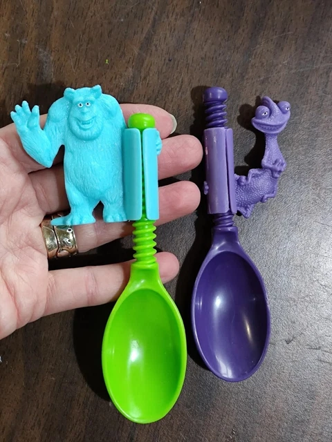 KELLOGG'S CEREAL 2001 Disney Pixar Monsters Inc Spoons Sulley& Randall ...