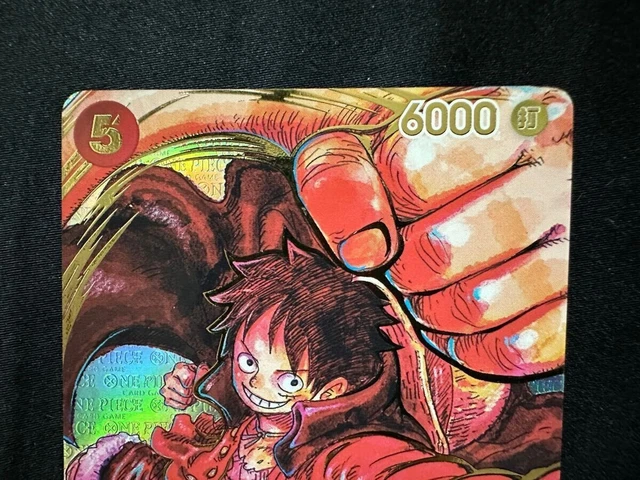 CARTE ONE PIECE OP-05 Monkey D. Luffy Japonais ST01-012 SR Oda Sign ...