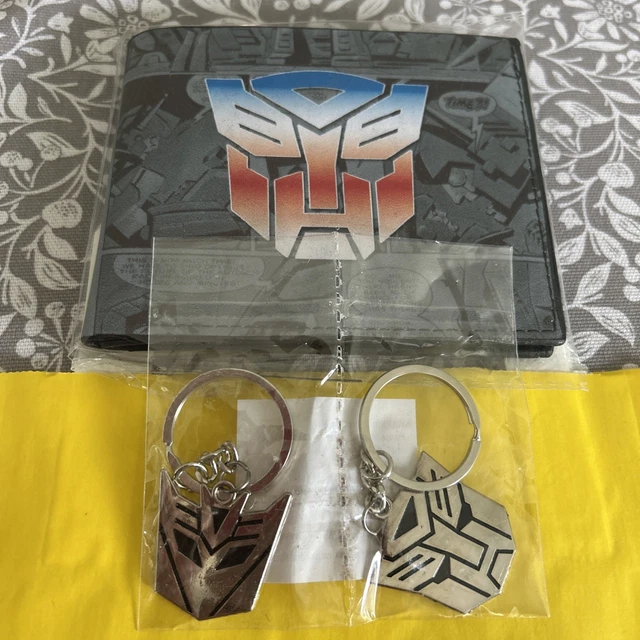 TRANSFORMERS G1 DEFINITIVE Collection Bi-Fold Wallet & Key Rings ...