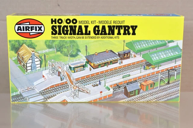AIRFIX 3601 HO OO STÄRKE SIGNAL GANTRY KIT für MODELLEISENBAHN LAYOUT ...
