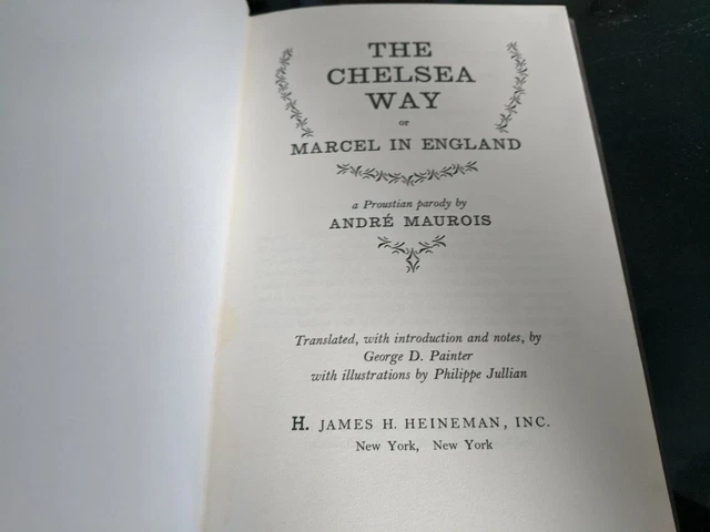 ANDRE MAUROIS - The Chelsea Way - Proust HB £2.00 - PicClick UK