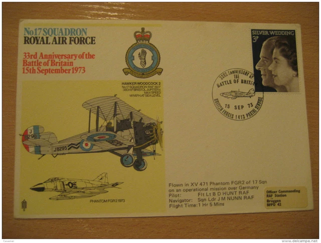 17 SQUADRON RAF Battle of Britain WW2 Air Plane British Forces Postal ...