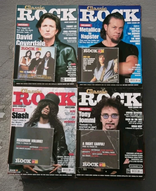 CLASSIC ROCK MAGAZINE Year 2000 Slash Tony Iommi Metallica Napster 18 ...