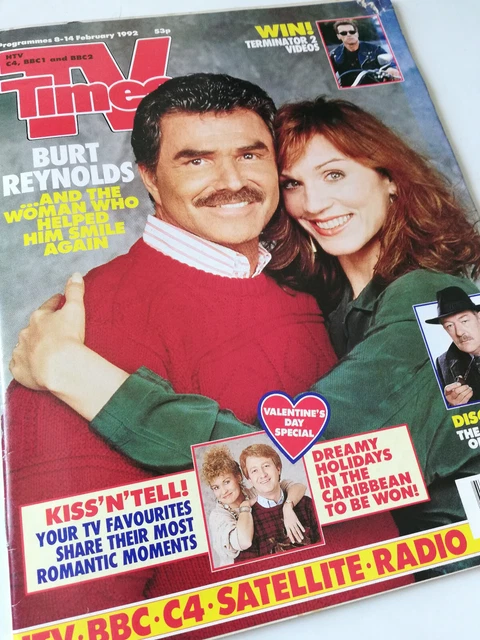 TVTIMES TV TIMES HTV 8-14 Feb 1992 Burt Reynolds Maigret Gambon Midler ...