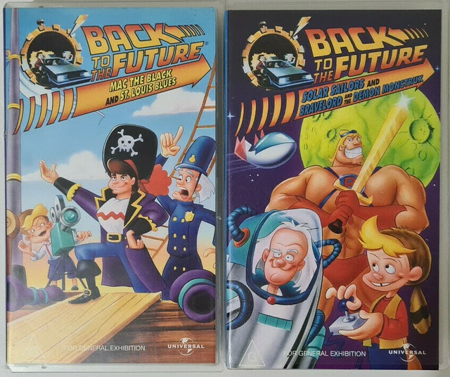 2X BACK TO THE FUTURE CARTOON ANIMATED MOVIES VHS G RARE COLLECTABLE £ ...