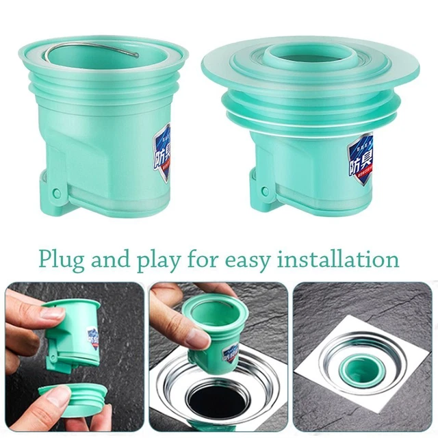 ONE WAY VALVE Seal Stopper Water Pipe Plug Floor Drain Drain Cover Anti ...