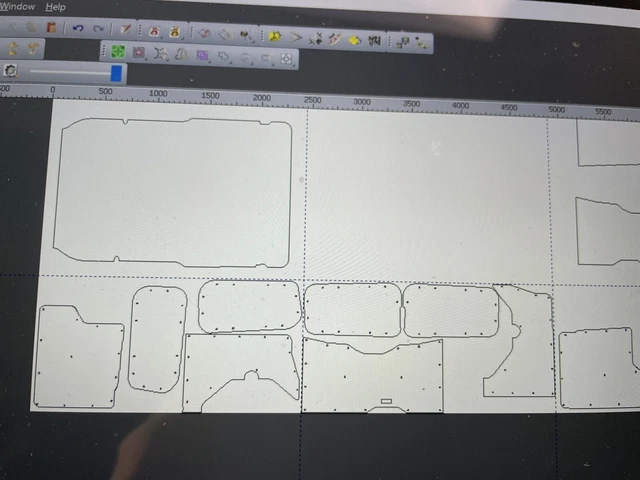 TRANSIT CUSTOM PLY Lining Kits / Cnc Templates quality DFX files/CAD ...