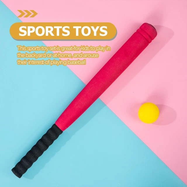 KIDS CRICKET BAT Set and Ball for Family Fun Toy Bats Toys Baseball ...