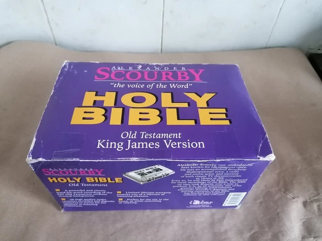 ALEXANDER SCOURBY HOLY Bible King James Version 36 Cassettes £29.99 ...