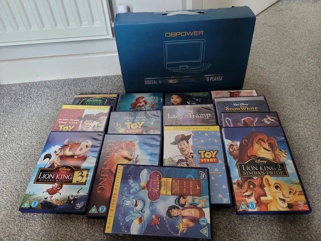 BOXED DBPOWER DIGITAL multimedia portable Red dvd player complete ...