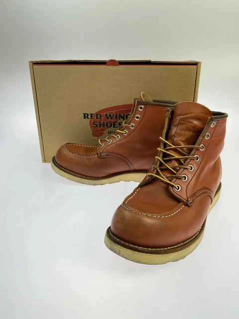 USED MEN'S RED Wing 6-Inch Classic Moc 8875 6 Inch Mock S Shoes £226.04 ...