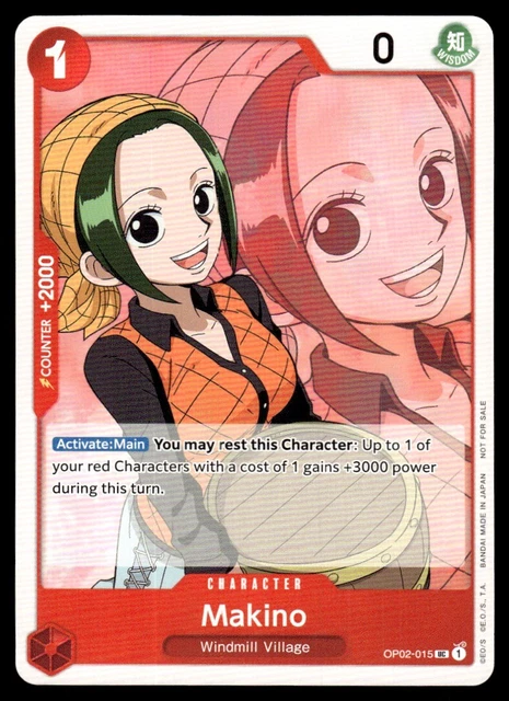 2023 ONE PIECE Paramount War Makino #OP02-015 UC $1.70 - PicClick CA