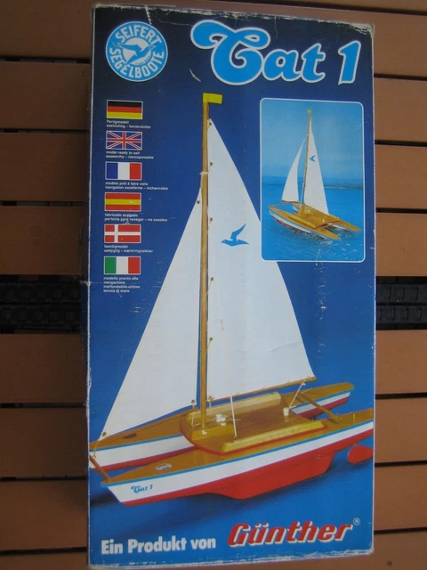 GÜNTHER -- SEIFERT Segelboot Katamaran Cat 1 -- mit Verpackung EUR 45 ...