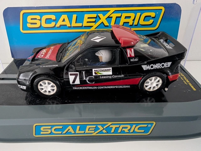 SCALEXTRIC RALLYCROSS MIKAEL Nordstrom Ford RS200 Slot Car - 1/32 Scale ...
