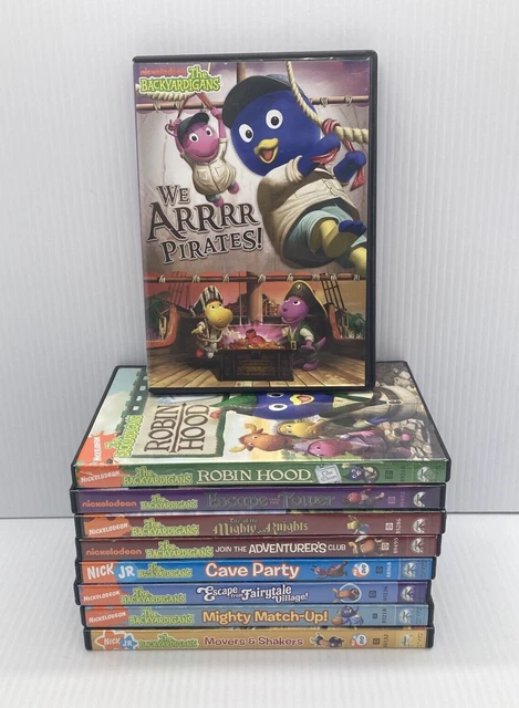 LOT OF 9 Nick Jr. THE BACKYARDIGANS DVD's Kids/Children Shows - Tested ...