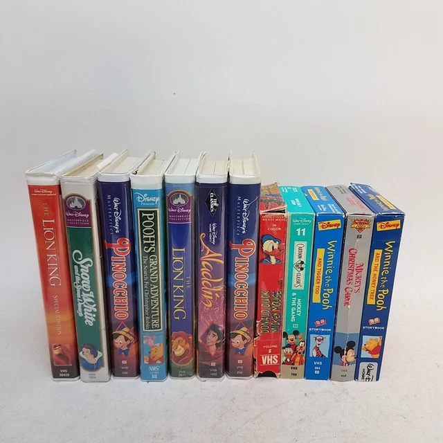 COLLECTION OF UNTESTED Disney VHS Tapes EUR 11,18 - PicClick FR