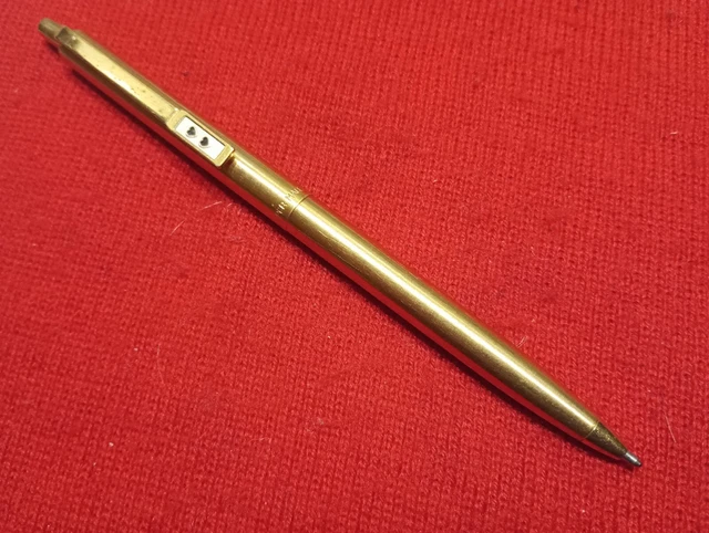 PAPER MATE PROFILE Ballpoint Pen. Gold Plated. PM Deluxe PowerPoint ...