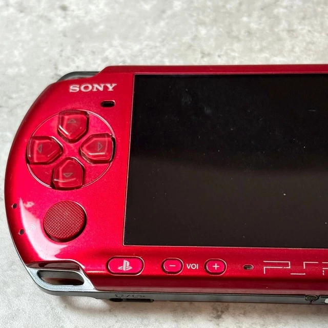 SONY PSP-3000 RADIANT Red Handheld Console, Version 6.60, £151.46 ...