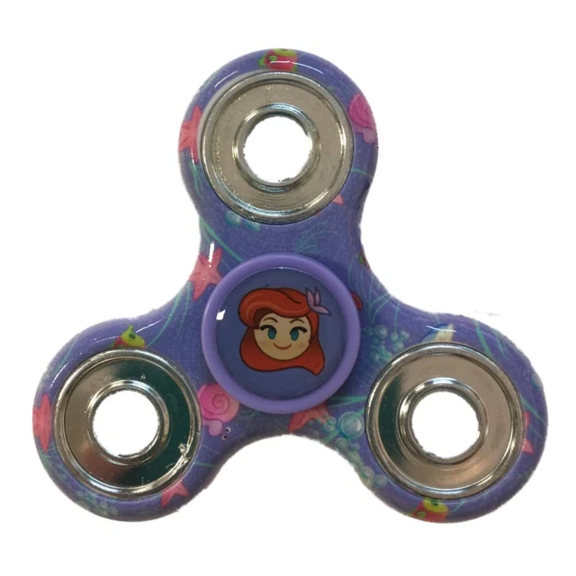 ARIEL PRINCESS DISNEY Emoji 3-Way Diztracto Spinnerz Fidget Spinner ...