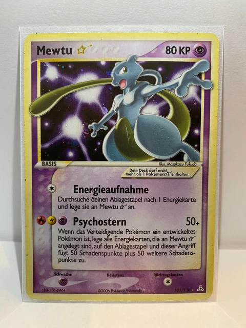 MEWTWO GOLD STAR mit SWIRL | EX Holon Phantoms | Holo | 103/110 ...