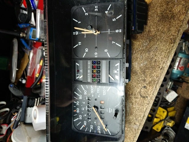 Vw Golf Jetta Caddy Mk1 Speedometer Clocks Instrument Cluster Diesel £
