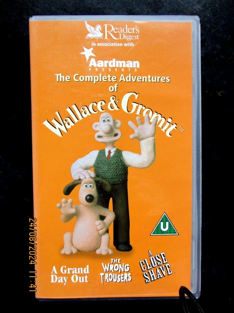 THE COMPLETE ADVENTURES of Wallace & Gromit - Aardman – VHS - R Digest ...